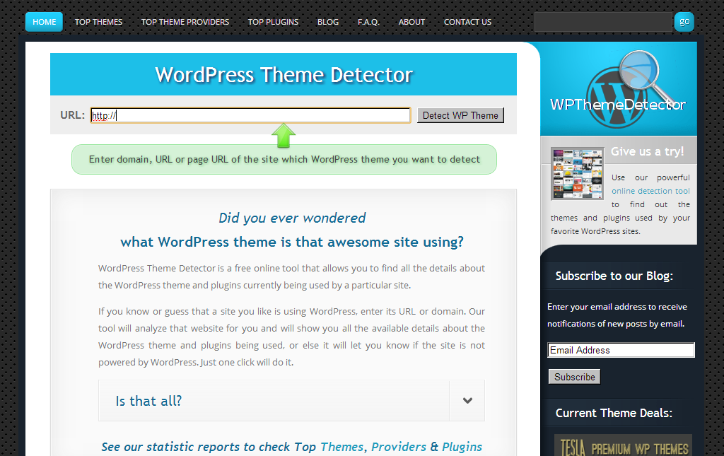 How To Find Out What WordPress Theme Is Being Used In A Site?